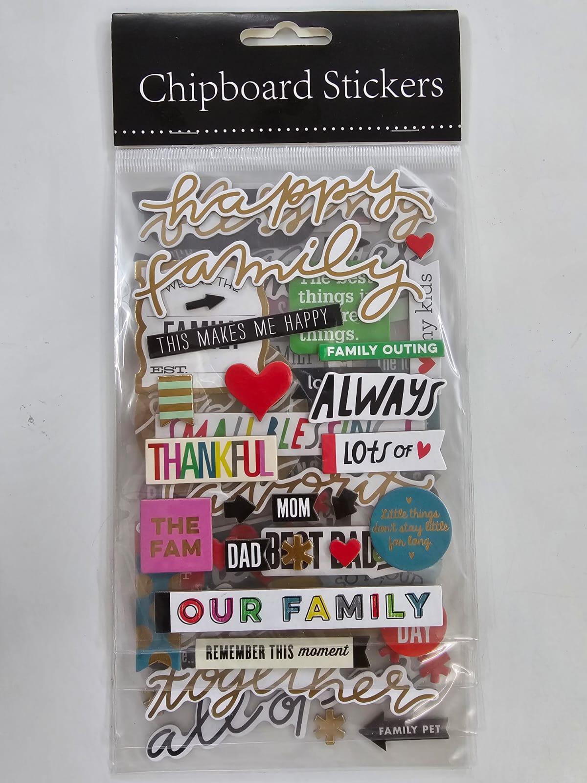 Art Bundle Chipboard Sticker - Family – AARCAAI